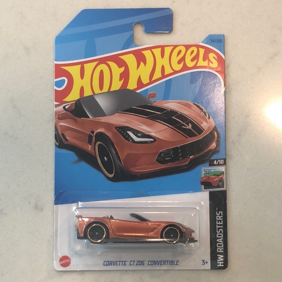 Mattel | Toys | Corvette C7 Z6 Convertible Toy Car Orange | Poshmark